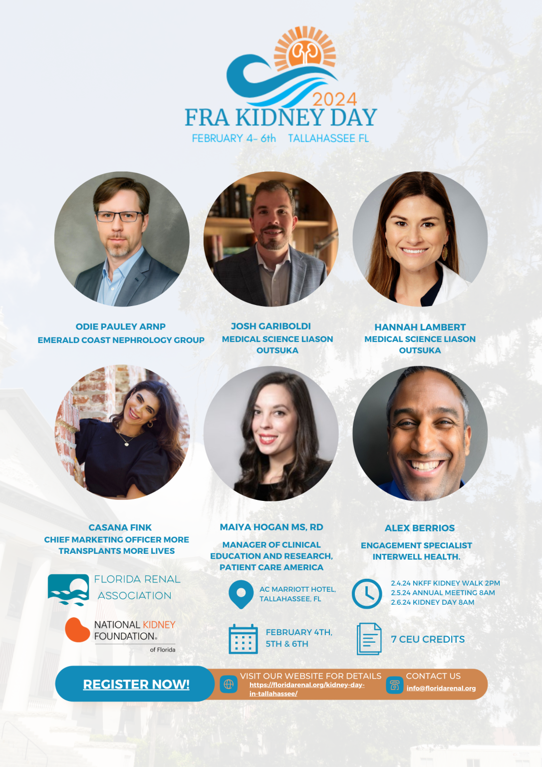 2024 Kidney Day, Tallahassee, FL – Florida Renal Association